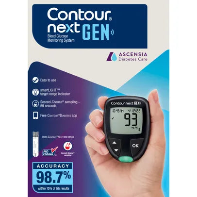 Contour Next Gen Blood Glucose Meter – RapidRxUSA
