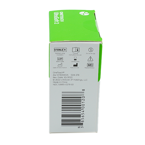 OneTouch UltraSoft 2 Lancets - 100 Count – RapidRxUSA