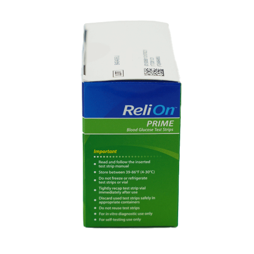 ReliOn Prime Blood Glucose Test Strips - 100 Count – RapidRxUSA
