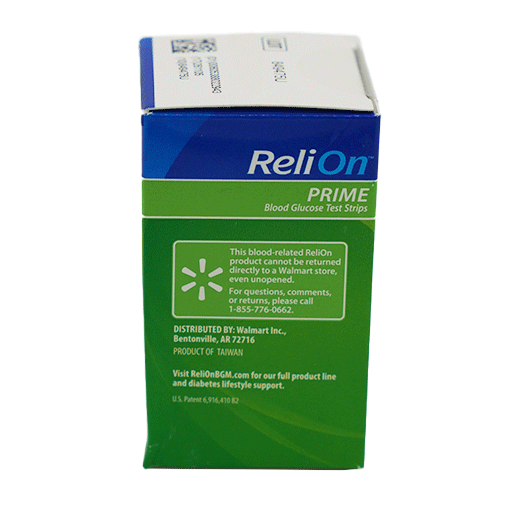 ReliOn Prime Blood Glucose Test Strips - 50 Count – RapidRxUSA