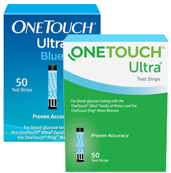 OneTouch Ultra Blue Test Strips 50 Count – RapidRxUSA